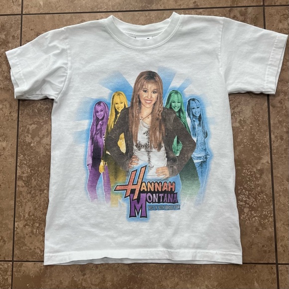 Shirts & Tops | Vintage Hannah Montana Officialbest Of Both Worlds Tour ...